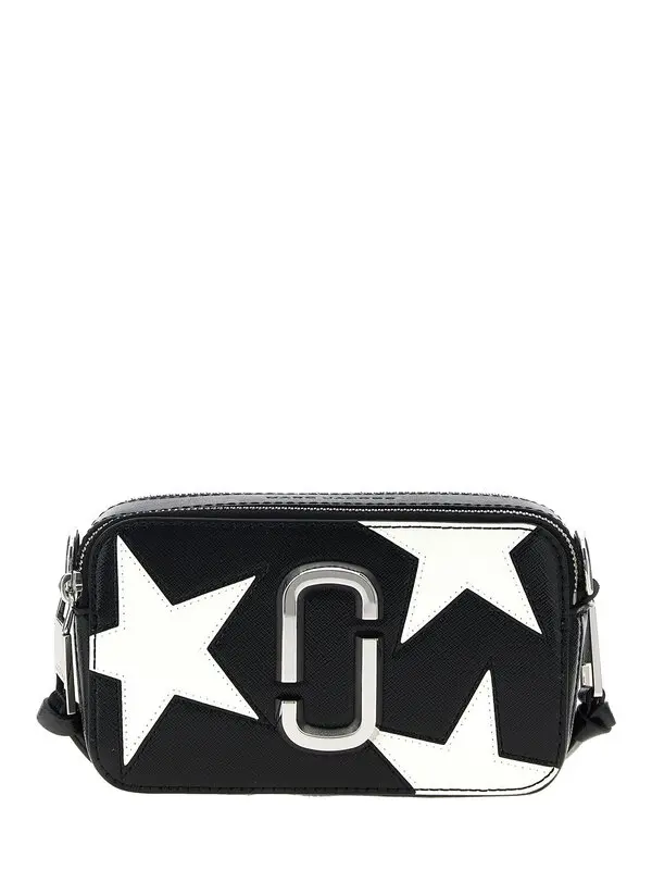 Marc Jacobs Star Patchwork Snapshot Crossbody Bag - White/black