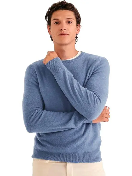 Naadam Original Cashmere Sweater - Blue Rain