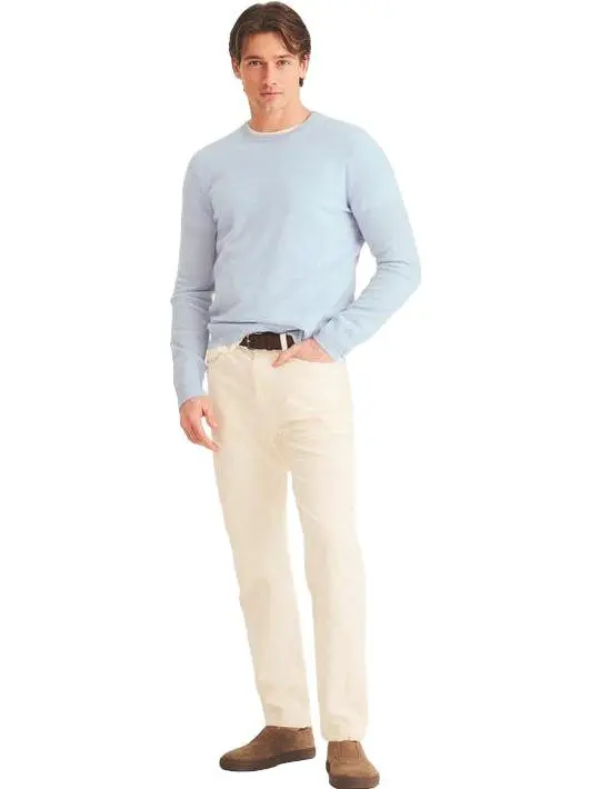 Naadam Original Cashmere Sweater - Light Blue Heather
