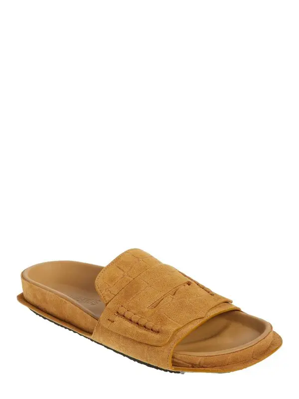 Jacquemus Les Sandales Mocassin Slide Sandal - Camel 830