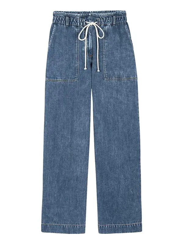 Rails Ryan Denim Drawstring Pants - Classic Blue