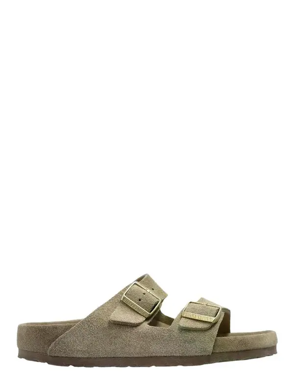 BIRKENSTOCK Arizona Double-buckle Slide Sandals - Brown