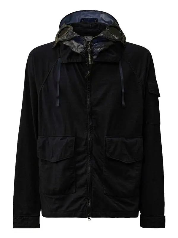 C.P. COMPANY Explorer Jersey Jacket - Black