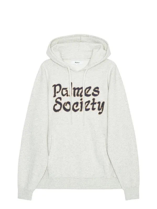 PALMES Society Hoodie - Oatmeal Melange