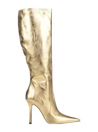 Blumarine Leather Boots - Gold