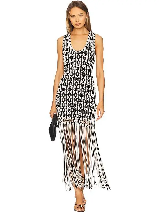 Simkhai Sonia Tank Dress - Sand Multi