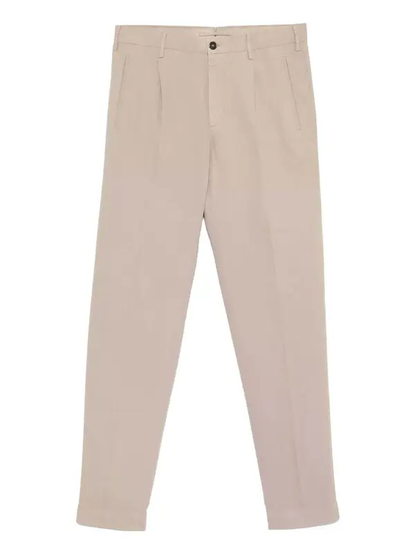 Incotex Pleated Trousers - Neutrals