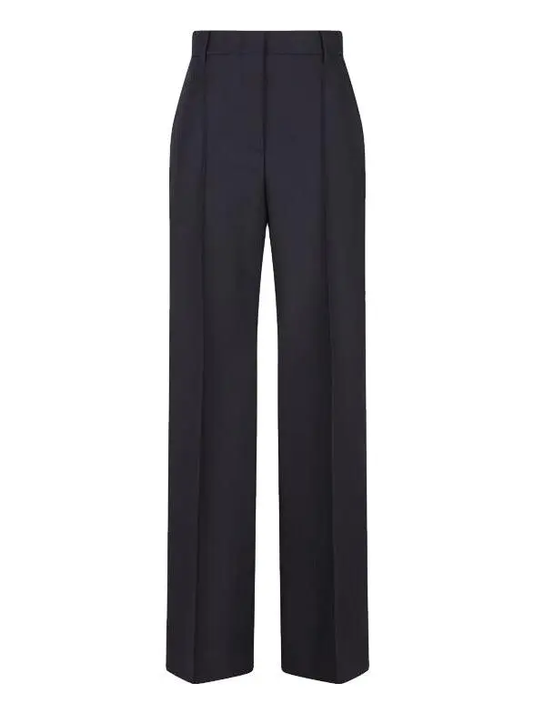 Prada Tailored Wool Pants - Blue