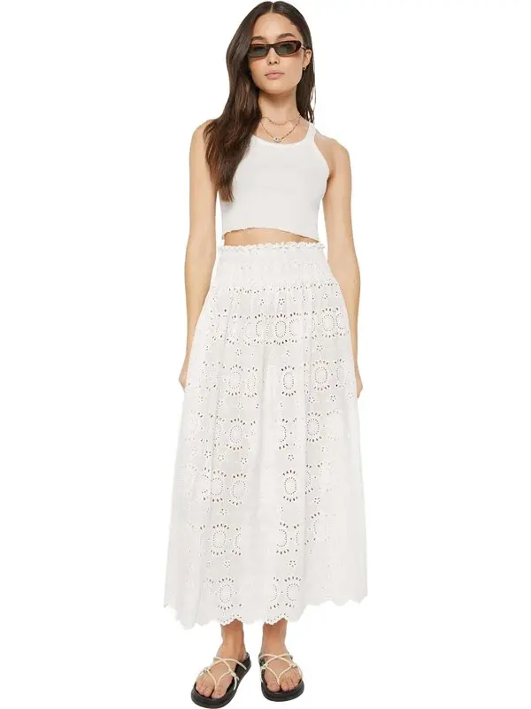 Natalie Martin Bella Maxi Skirt - White
