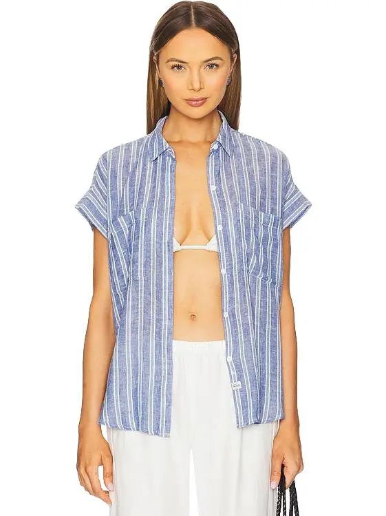Rails Cito Shirt - Lake View Stripe