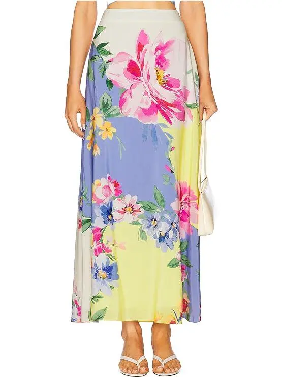 Yumi Kim Sicilia Floral Skirt - Flower Flow