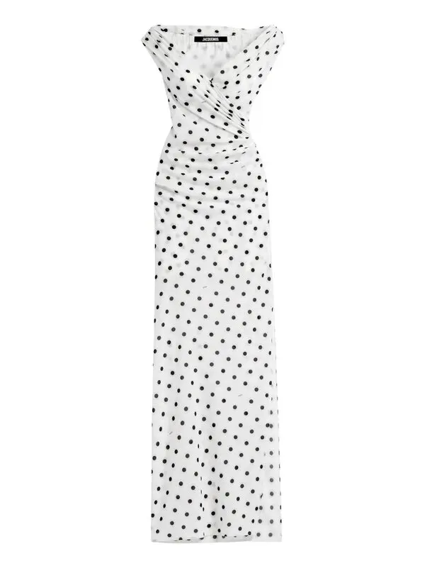 Jacquemus Polka Dot Print Dress - Multicolor