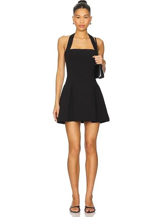 Astr The Label Lilibeth Halterneck Dress - Black