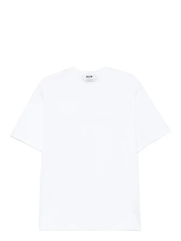 MSGM Logo-print T-shirt - White
