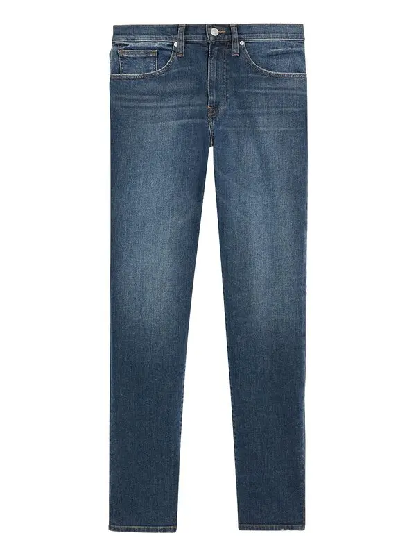 FRAME L'homme Athletic Slim-fit Jeans - Dark Denim