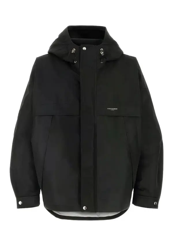WOOYOUNGMI Zip-up Bomber Jacket - Black