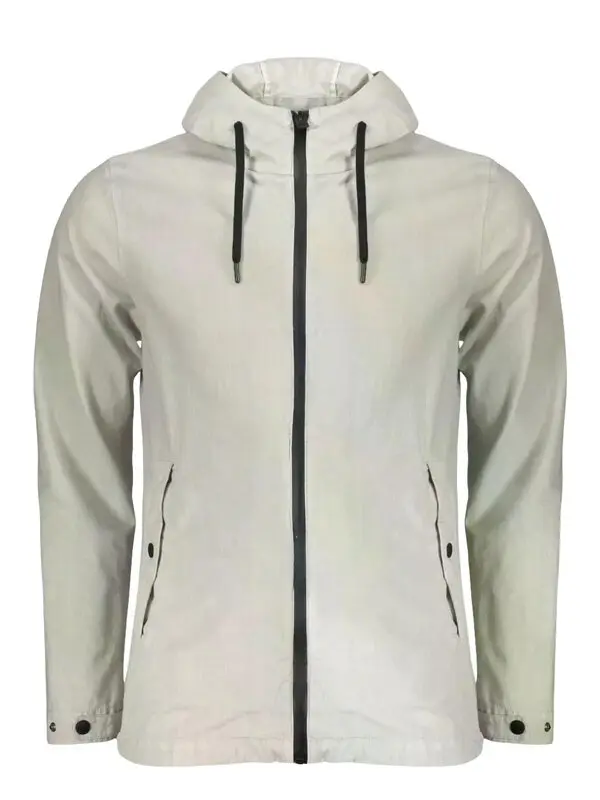 Herno Contrast-trim Jacket - Grey
