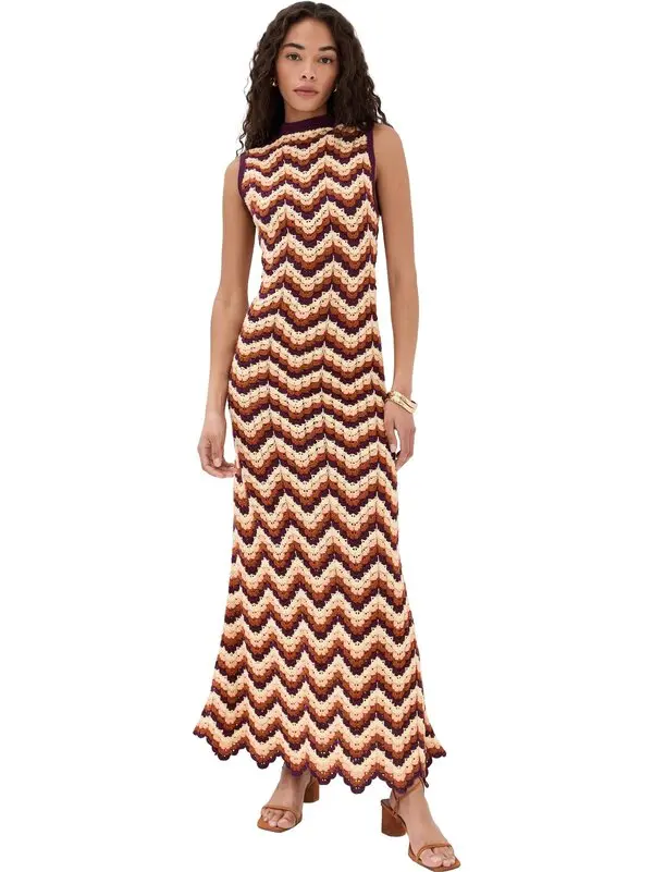 Escvdo Amazonas Maxi Dress - Terracota