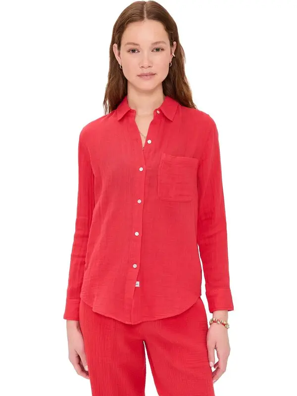 Rails Ellis Shirt - Cherry