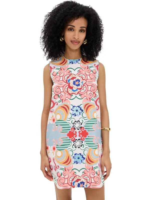 DE LORETA Mundo Mini Dress - Cometa