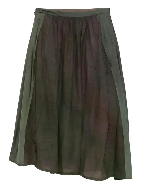 ZIGGY CHEN Patchwork Skirt - Grey
