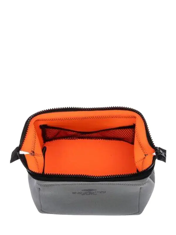 PUEBCO Wired Pouch - Light Gray & Orange