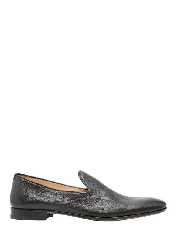 LIDFORT Leather Loafers - Brown