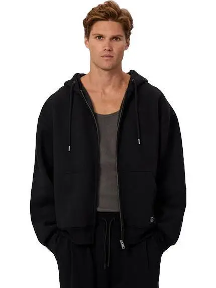 INDUSTRIE AUSTRALIA Easton Zip-up Hoodie - Black