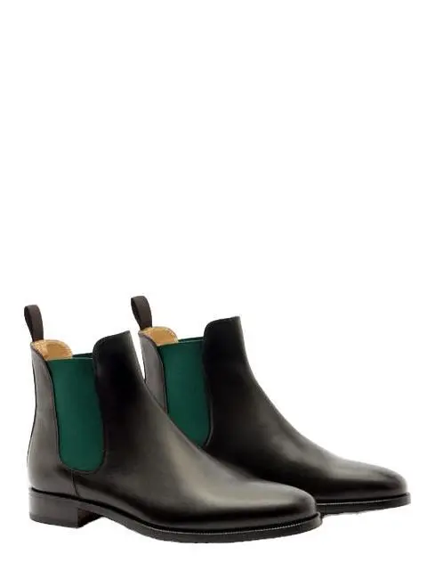 SCAROSSO Giancarlo Chelsea Boots - Brown Calf