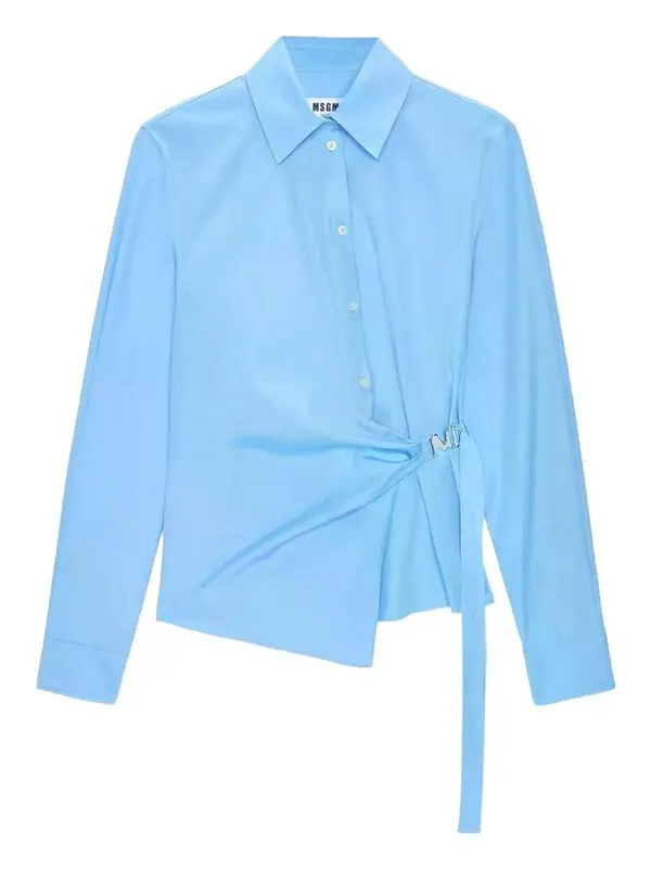 MSGM Cotton Shirt - Blue