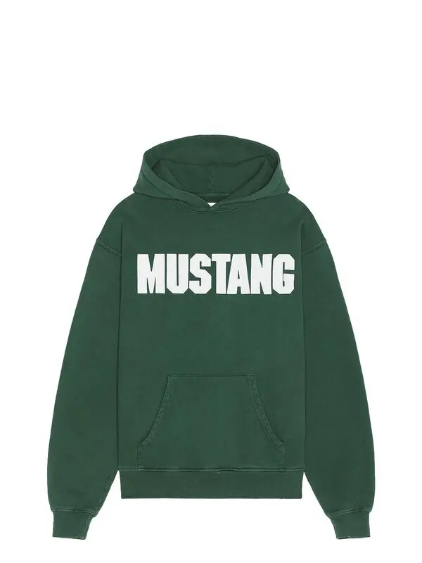 ONE OF THESE DAYS Mustang Hoody - Forest Green