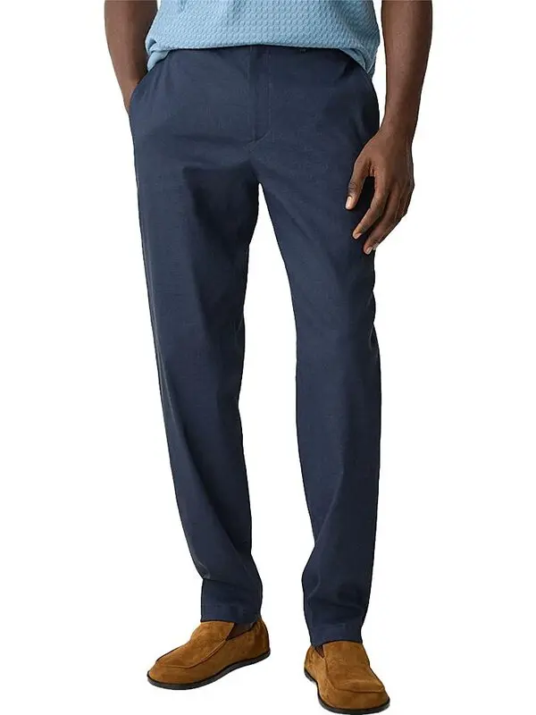 Theory Curtis Drawstring Pant In Good Linen - Eclipse