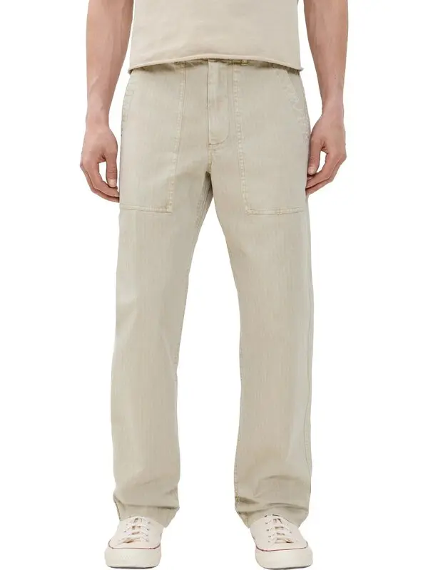 ALEX MILL Field Pants In Herringbone - Stoneware