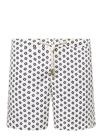 Orlebar Brown Woven Drawstring Swim Shorts - Latte/night Iris