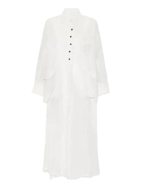 MARC LE BIHAN Textured Coat - White