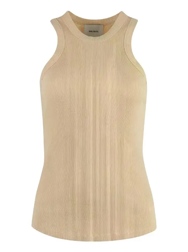 HALFBOY Cotton Tank Top - Neutrals