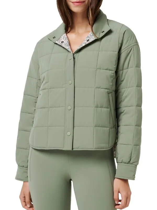 Travis Mathew Marin Quilted Jacket - Sea Spray Multi