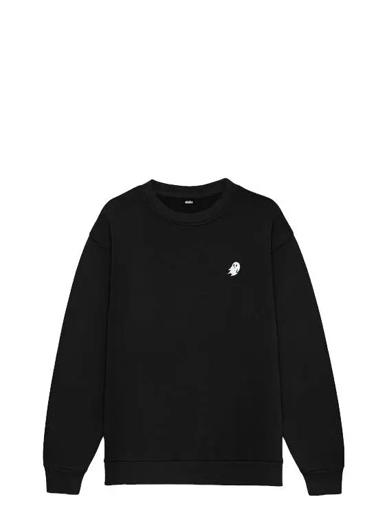 DALIX Ghost Heavyweight Relaxed Sweatshirt - Black