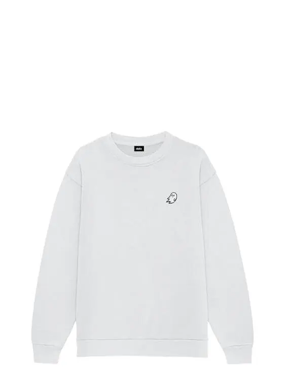 DALIX Ghost Heavyweight Relaxed Sweatshirt - Lunar Gray