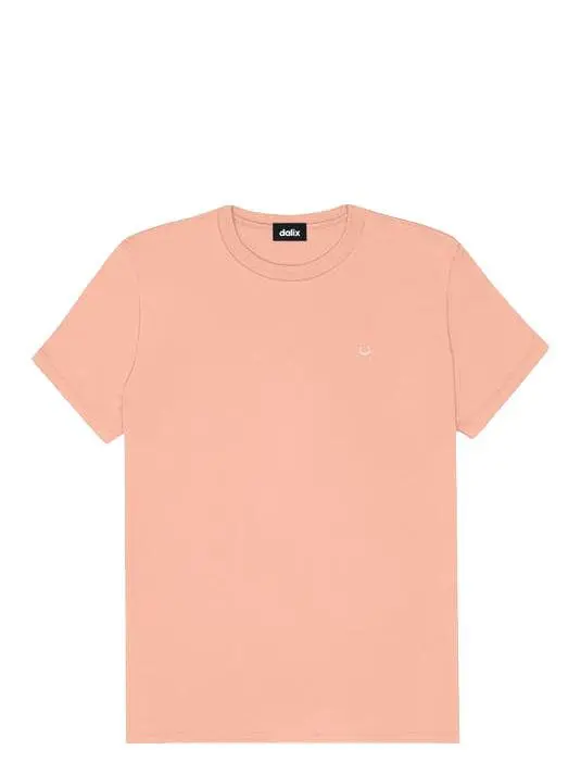 DALIX Lil Smile Jersey Relaxed Tee - Terracotta