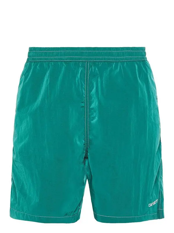 Carhartt Work In Progress Canby Swim Trunks - Rainforest & White