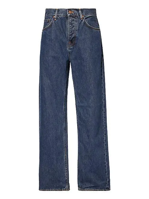 Nudie Jeans Tuff Tony Wide-leg Denim Jeans - Evening Jazz