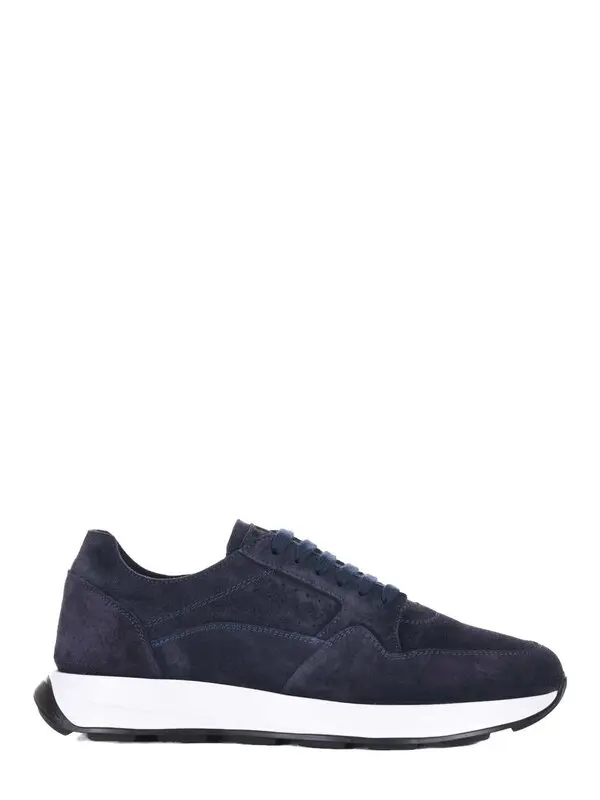 JEROLD WILTON Lace-up Suede Sneakers - Blue