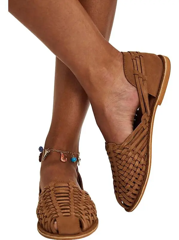 DIBA TRUE Huarache Flats - Taupe Oiled Suede