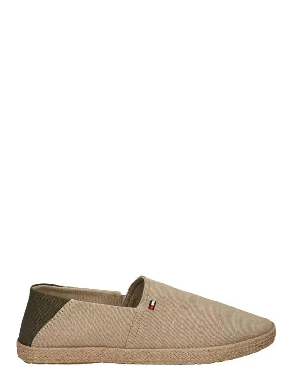 Tommy Hilfiger Logo-embroidered Espadrilles - Neutrals