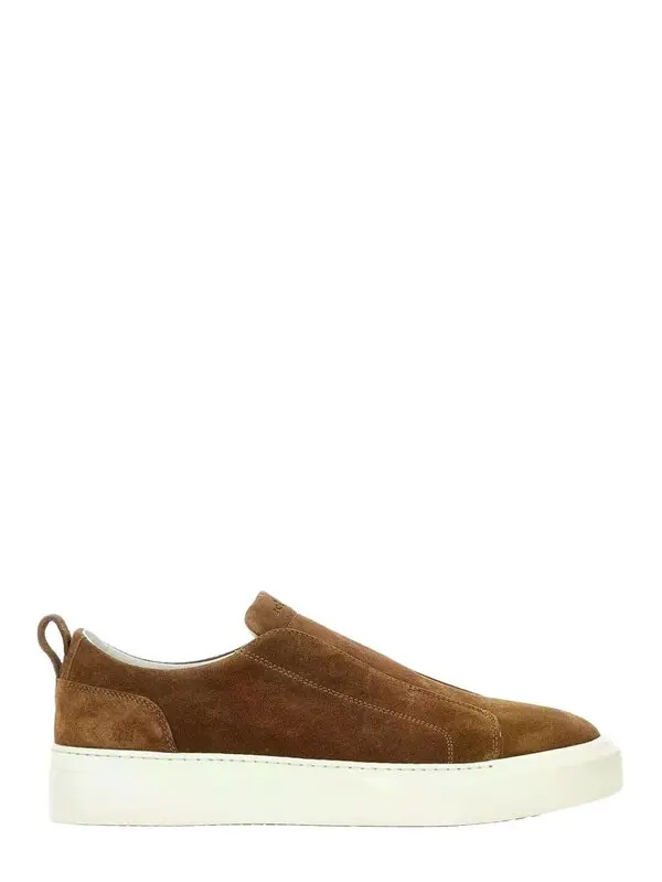 Kiton Suede Slip-on Sneakers - Brown