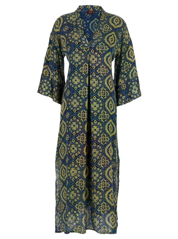 OBIDI Jasmine Midi Dress - Blue