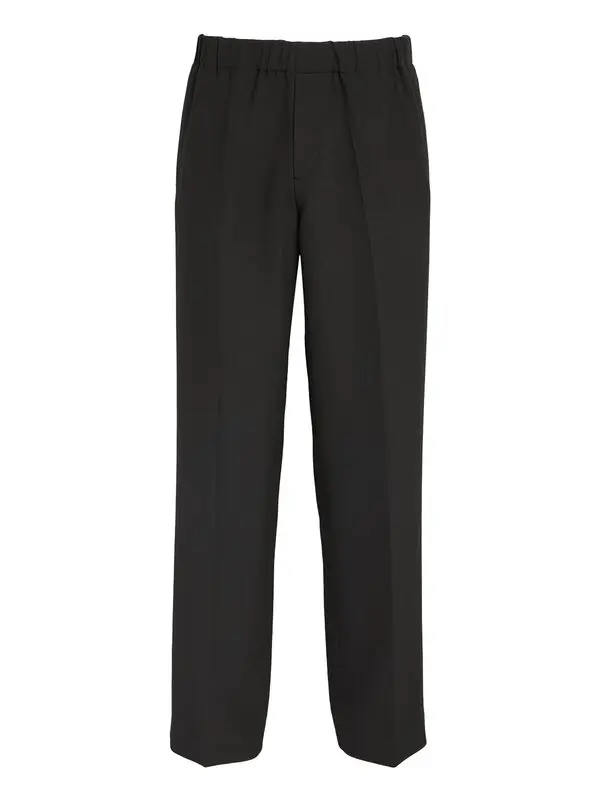 Sandro Oversized Tailored Trousers - Black
