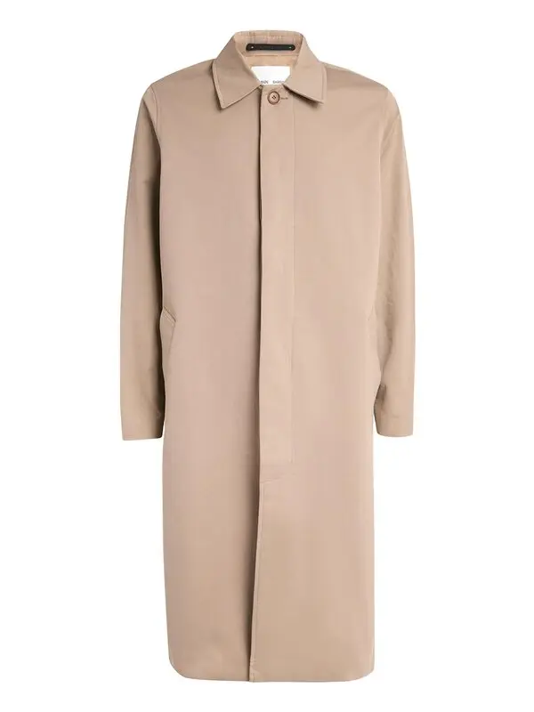 SAMSOE SAMSOE Organic Cotton Sawilder Trench Coat - Beige