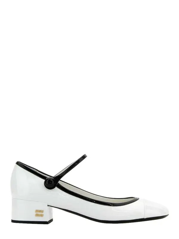Miu Miu Heeled Shoes - Bianconero
